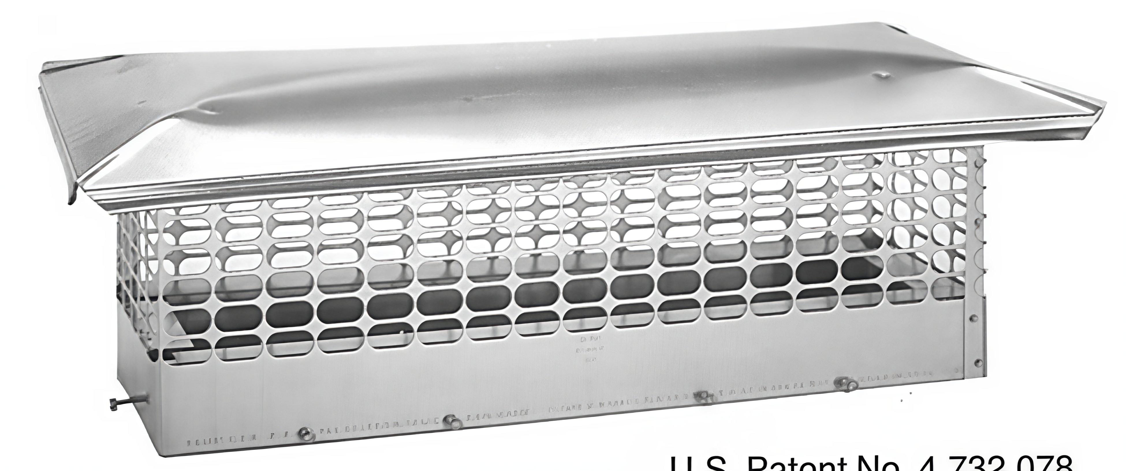 Chim Cap Corporation: 8 x 22 Double Flue Chimney Cap